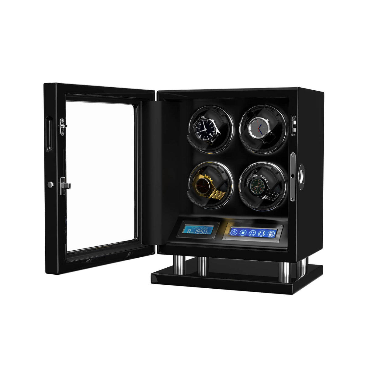 New & Modern Luxury Watch Winder with Fingerprint Lock – DUKWIN