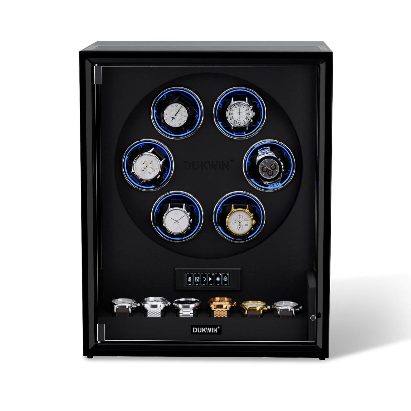 VIRTUOSO – Premium 6 Watch Winder with Fingerprint Lock & Refined Stor ...